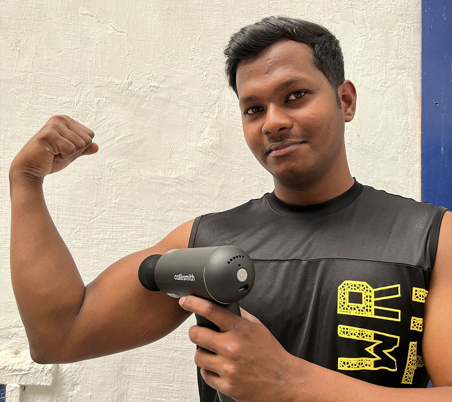 Buy Charge Boost Massage Gun For Deep Tissue Relief | Caresmith